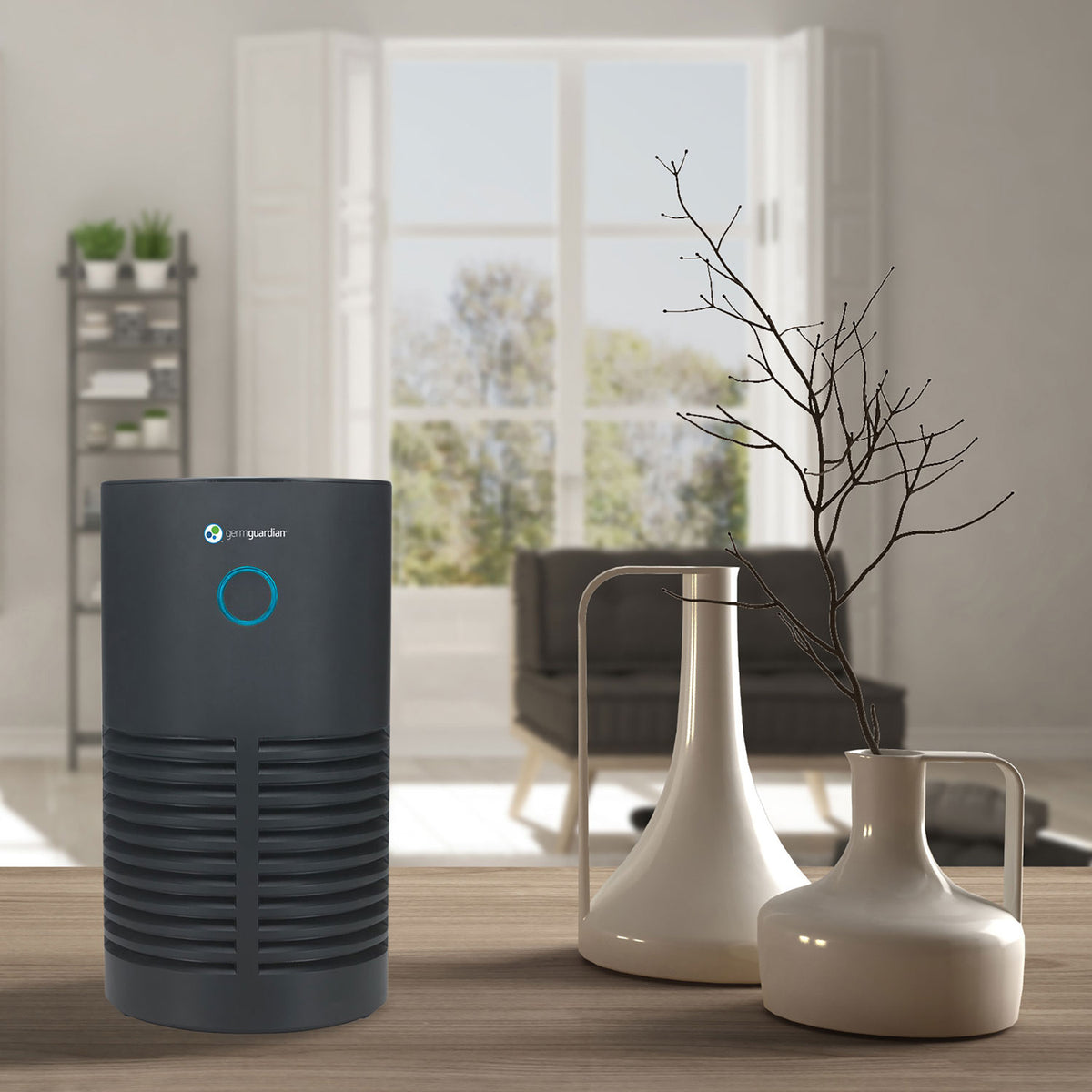 Germguardian ac4700bdlx tabletop air purifier with hepa filter store