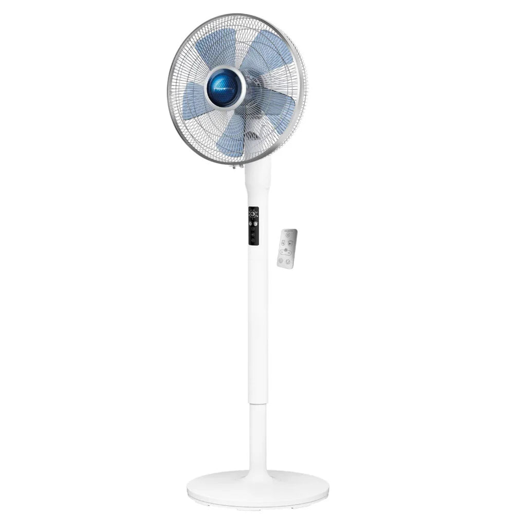 ROWENTA VU5870 Turbo Silence Extreme Stand Fan with Automatic Oscillat