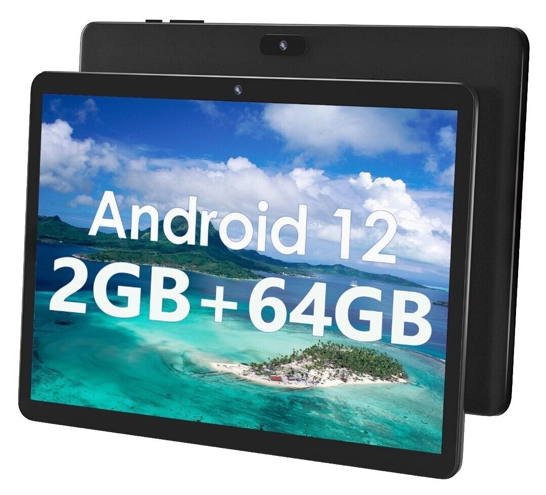 TJD Tablet PC 10.1 in Android 12, ROM 64GB RAM 2GB -MT-1011